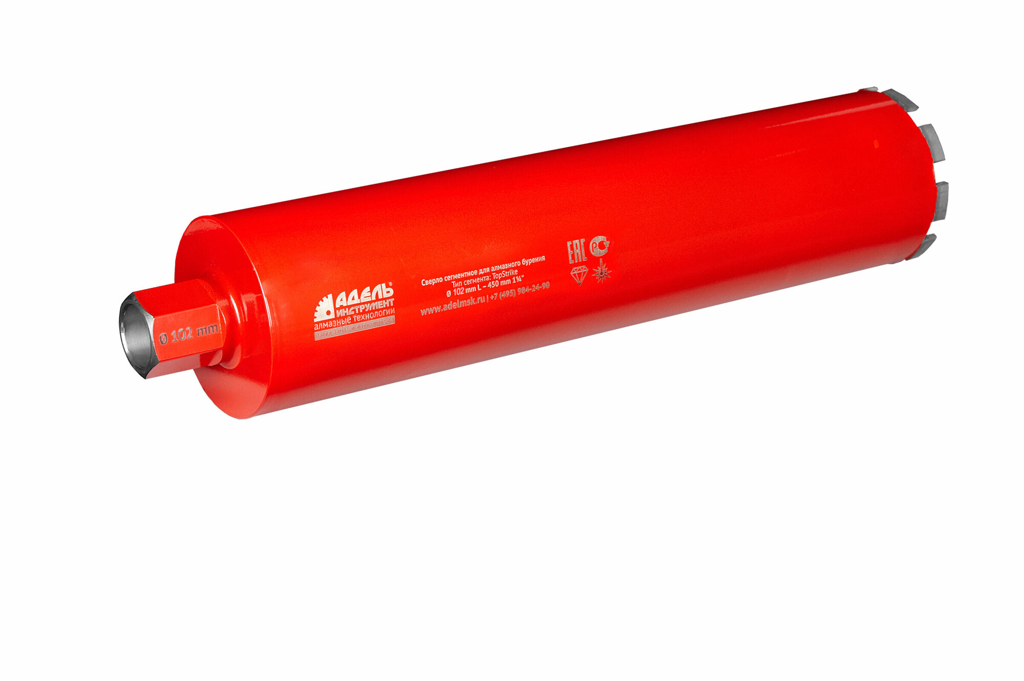 Коронка д/жб алм 102х450х1,1/4UNC R5LSP