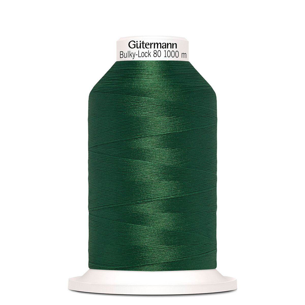 Нитки текстурированные Gutermann Bulky-Lock 80, 1000 м (340 зеленый трилистник), 5 шт