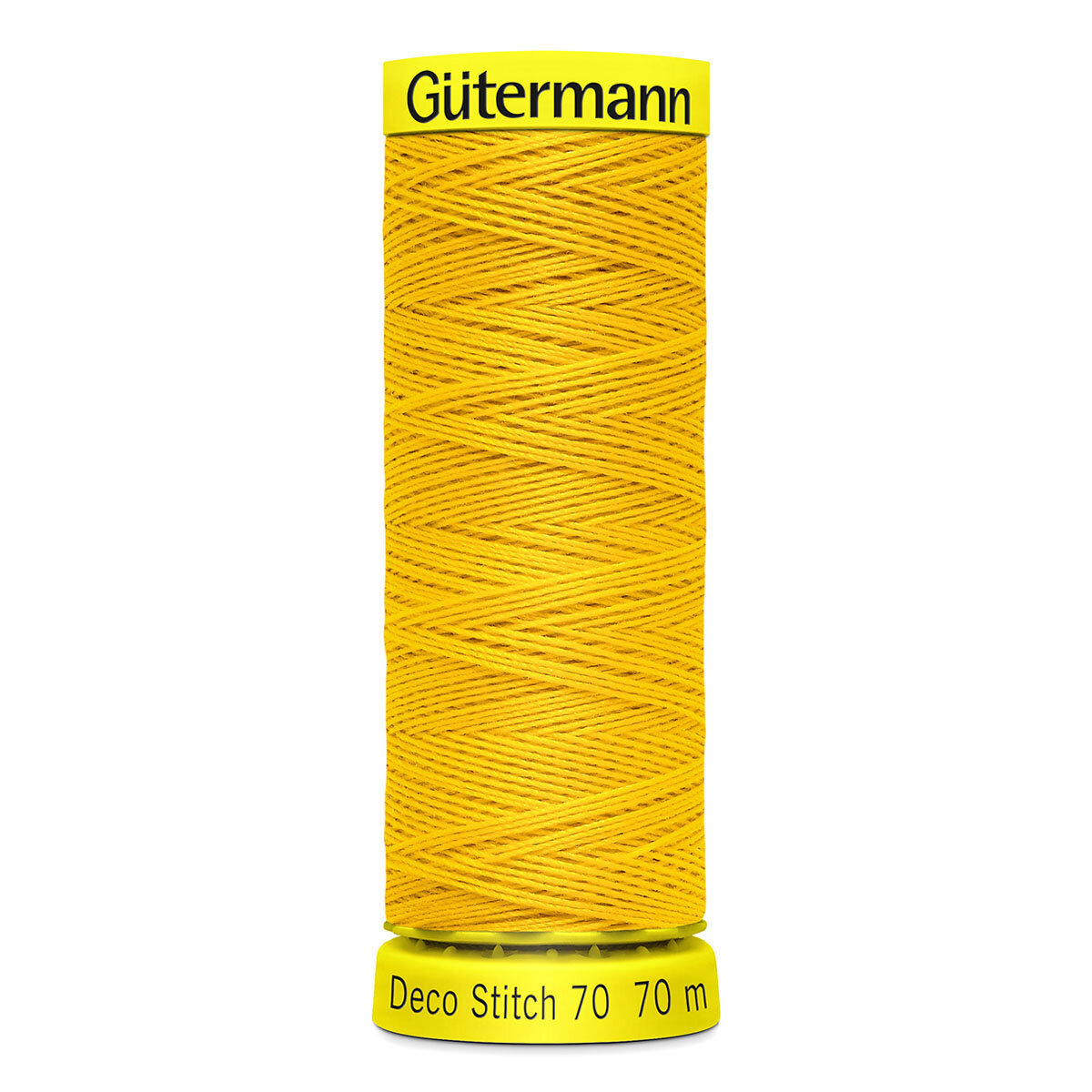 Нитки швейные Deco Stitch 70, 70 м*5 шт, для декоративных швов, Gutermann (106 темно-желтый)