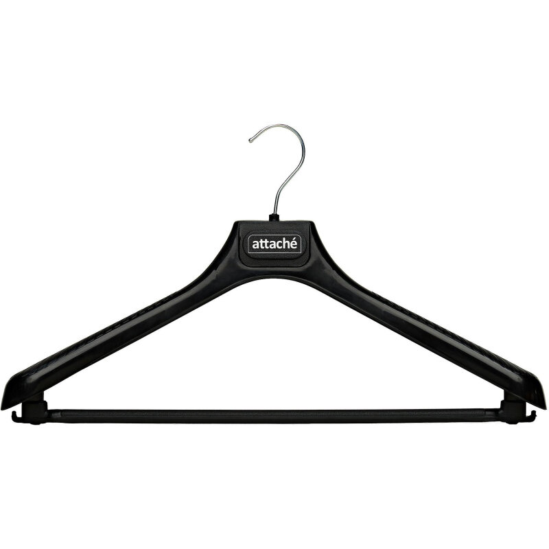 Вешалка-плечики VP_ для легк. одежды Attache, С044, пласт, чер, р.48-50 1740074