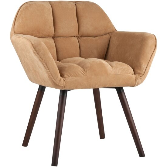 Кресло Stool Group Брайан, замша, бежевый