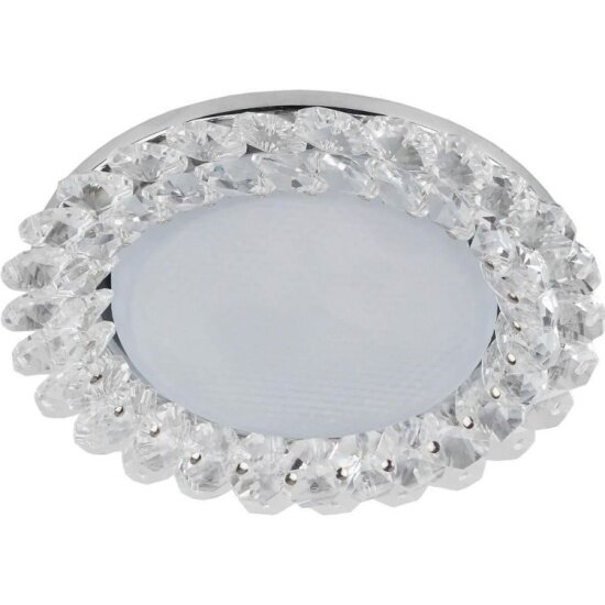 Встраиваемый светильник Эра GX53 DK84 CH/WH Б0020573