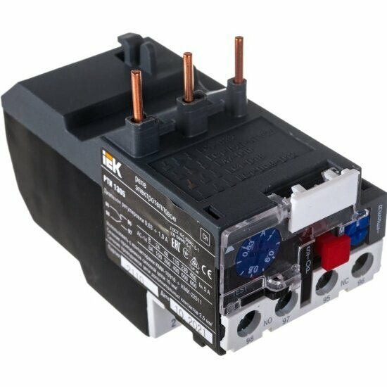 Реле тепловое Iek РТИ 1305 0.63-1.0А, DRT10-C063-0001