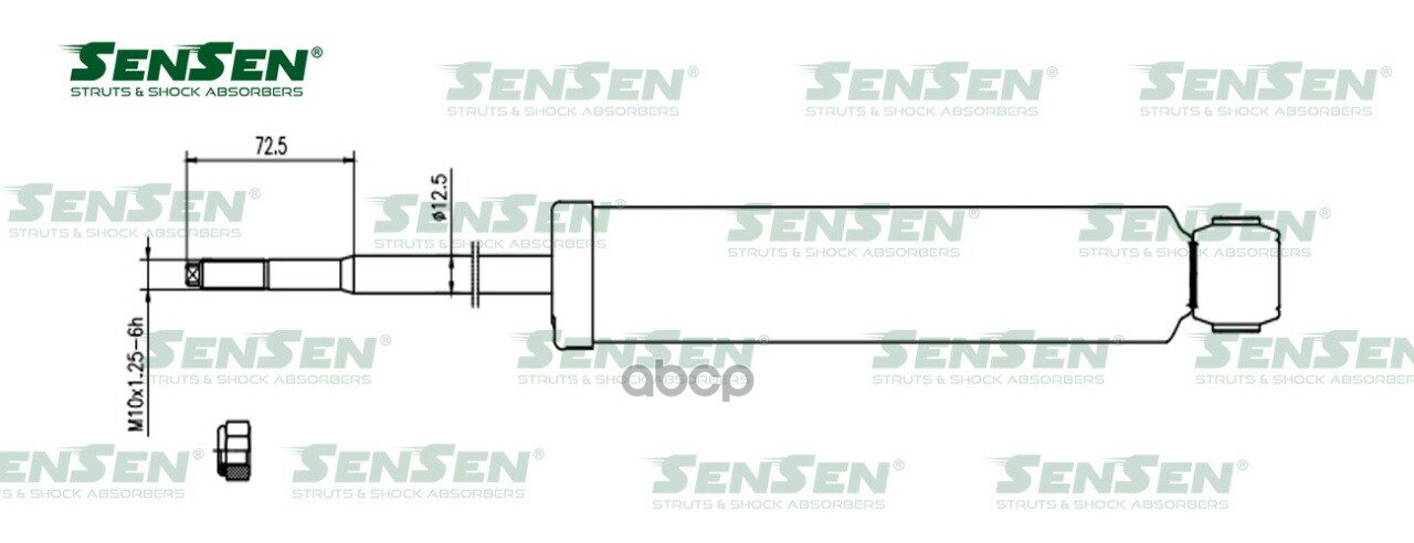 Амортизатор задний mazda cx-7 Sensen арт. 32130557
