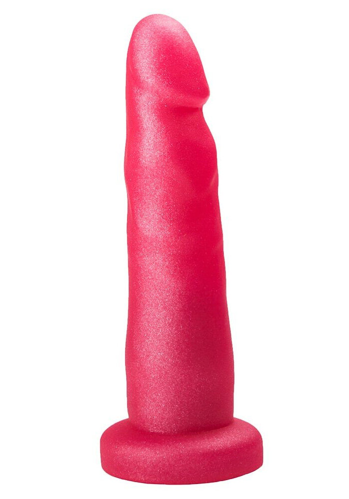 Розовый гелевый анальный фаллоимитатор, 14.5×3.3 см