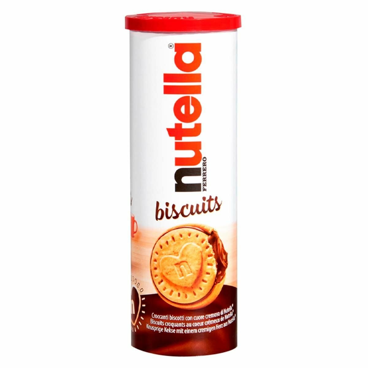 Печенье Ferrero Nutella Biscuits с шоколадной начинкой (Германия), 166 г