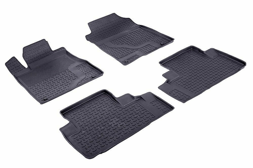 Коврики для салона резиновые с высоким бортом Seintex для HONDA CR-V IV (2012-2016)