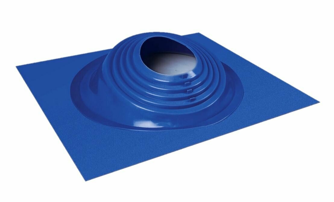 Кровельная проходка "Мастер Флеш" угловая RES №3 для бани (300-450) силикон синяя