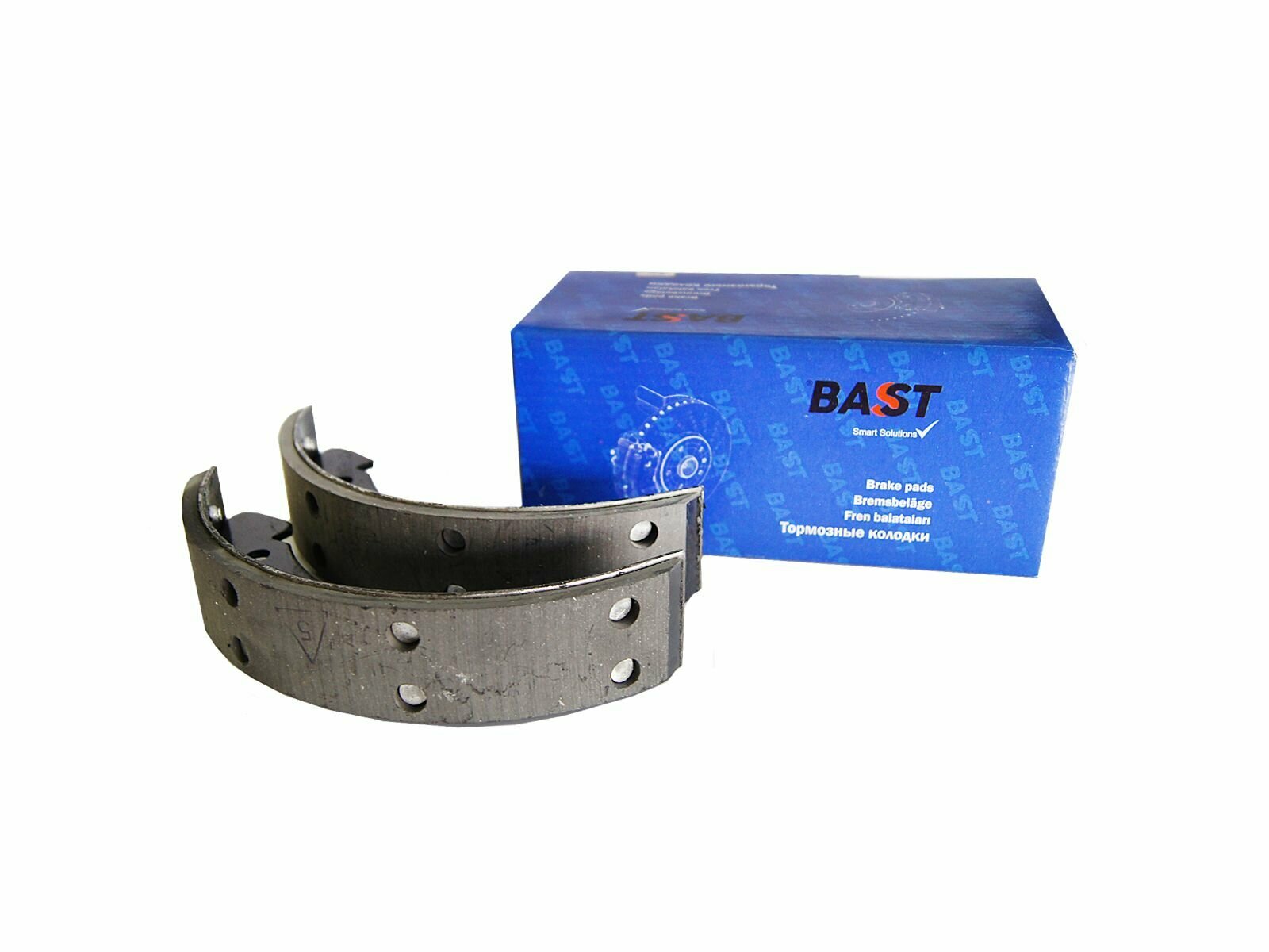 Колодка стояночного тормоза УАЗ 469, 3151, 3741,3160 (закл. к-кт 2 шт.) BAST