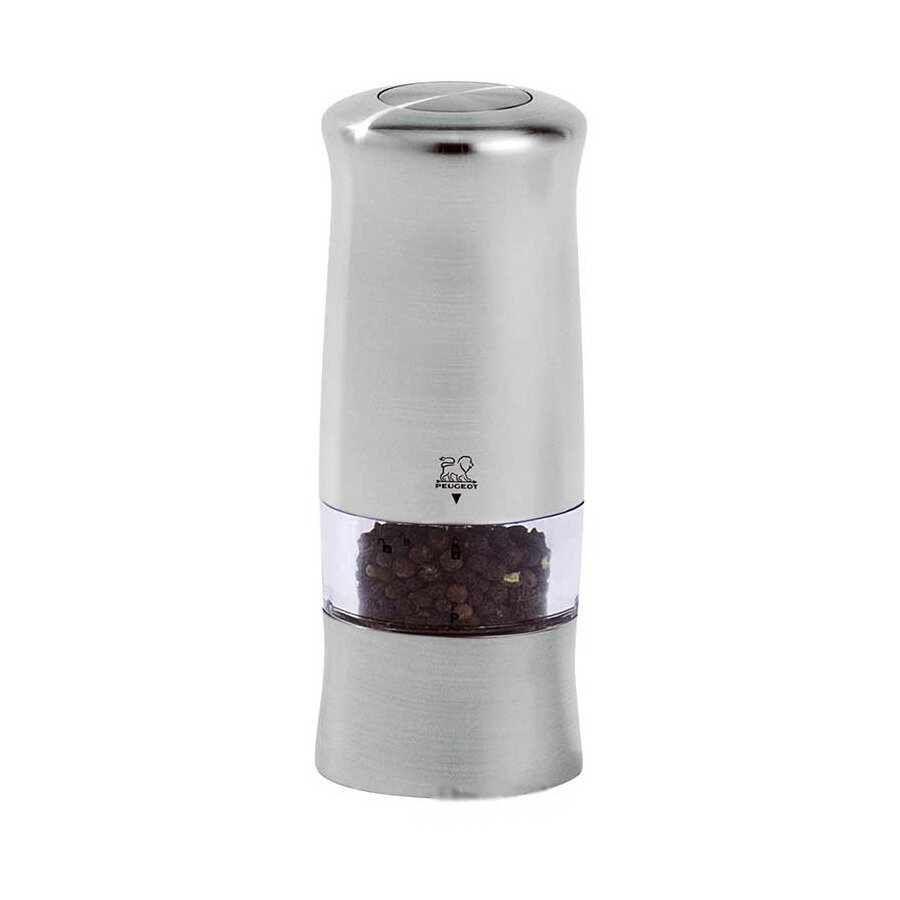 Мельница для перца электрическая Peugeot Зели 14 см, сталь нержавеющая