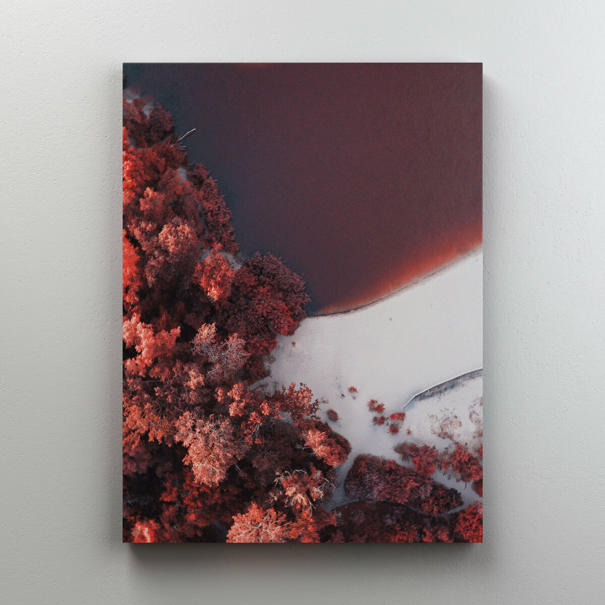 Интерьерная картина на холсте "Красное море" пейзаж, море, размер 45x60 см