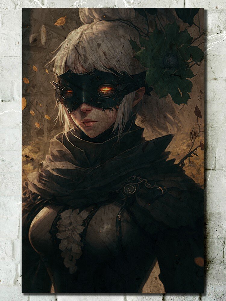 Картина интерьерная на рельефной доске ОСП Игры NieR Automata - 17037