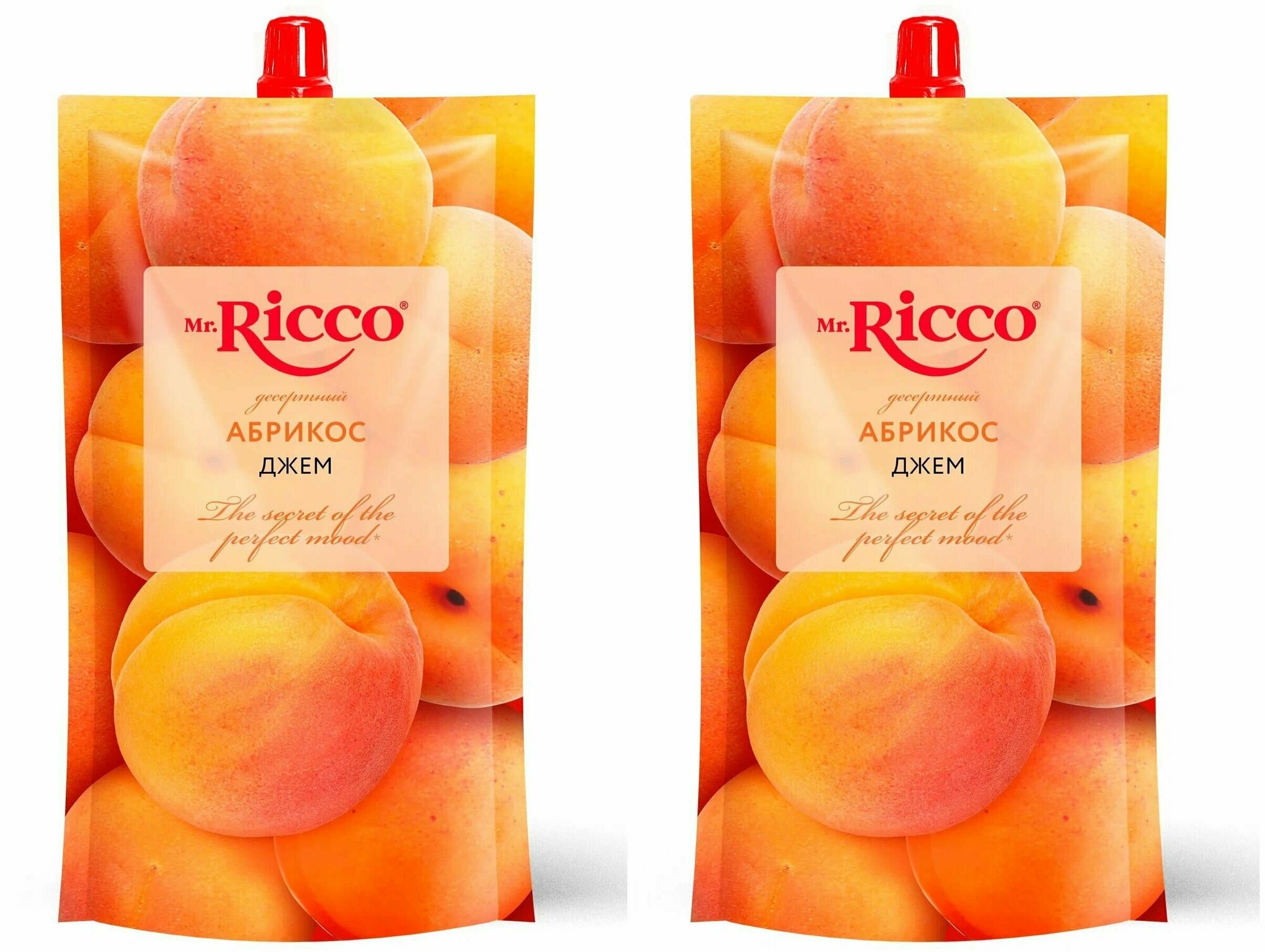 Mr.Ricco Джем десертный "Абрикос" , 300мл, 2 штуки