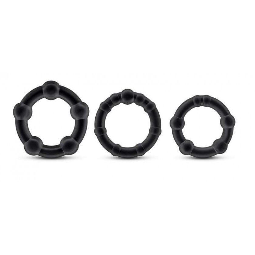Набор из трех эрекционных колец STAY HARD.