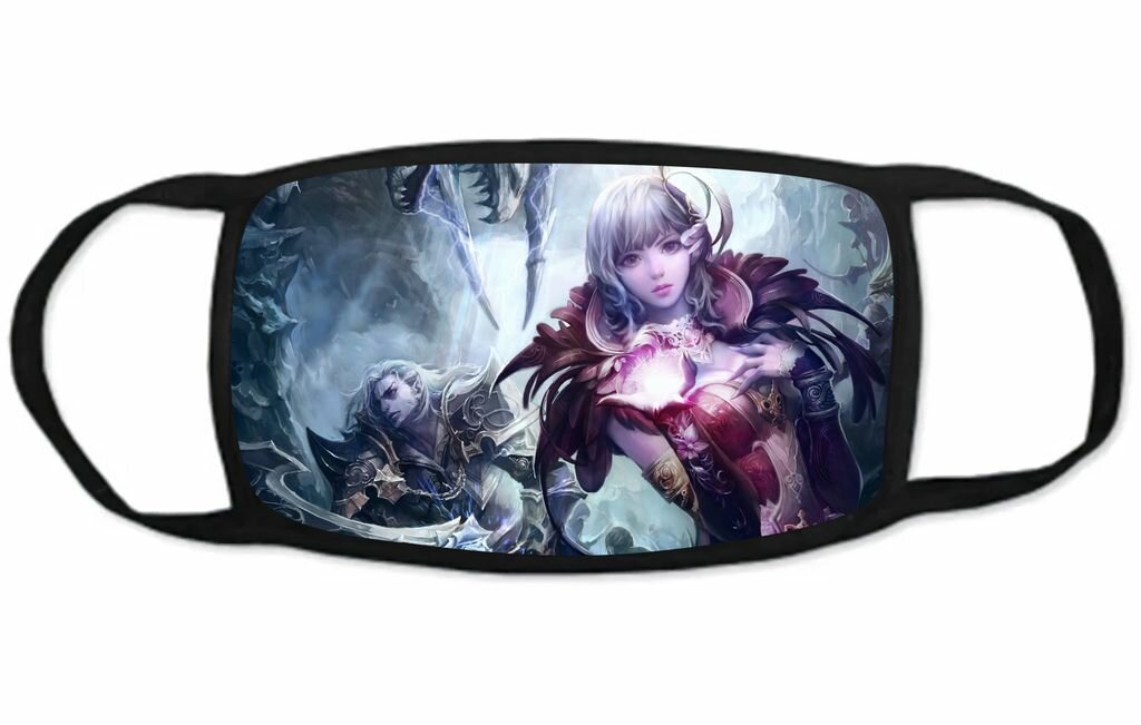 Маска защитная тканевая на лицо Aion, Айон №3, Взрослая - 20 на 12,5 см