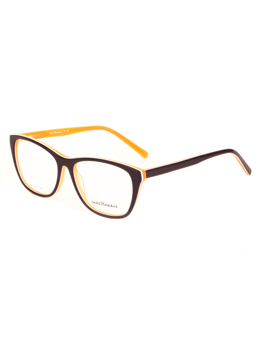 Оправа для очков LadyRabbit R4008 C1, пластиковая, кошачий глаз