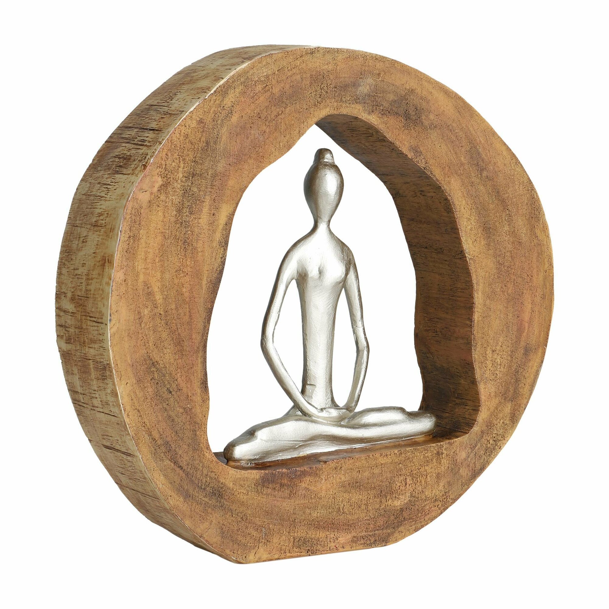 427414 Статуэтка интерьерная (фигура) EGLO KEMAMAN, L285, B63, H272, полирезин, светло-коричневый, серебристый