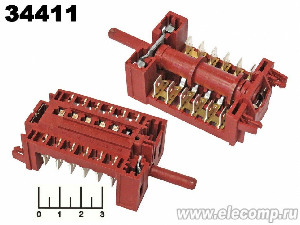 Переключатель для плит 4 позиции 12 контактов Ardo 820507 (1003681)