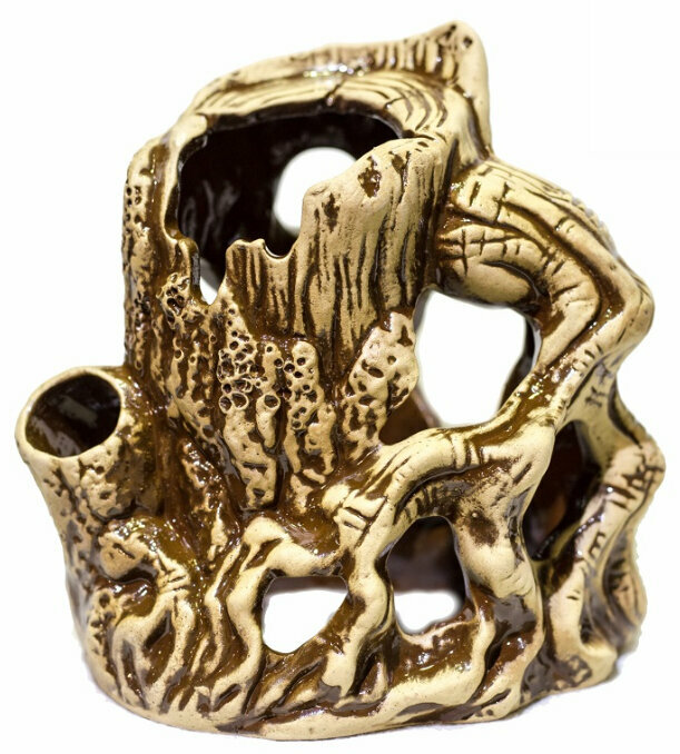 Декорация из терракотовой глины "Пень"