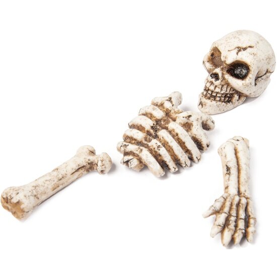 Грот Laguna "Череп и кости", 40х12х8мм/36х32х13мм/34х22х23мм/45х15х5мм, (набор 4шт)