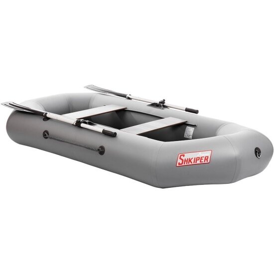 Лодка ПВХ Тонар Шкипер 260 серый