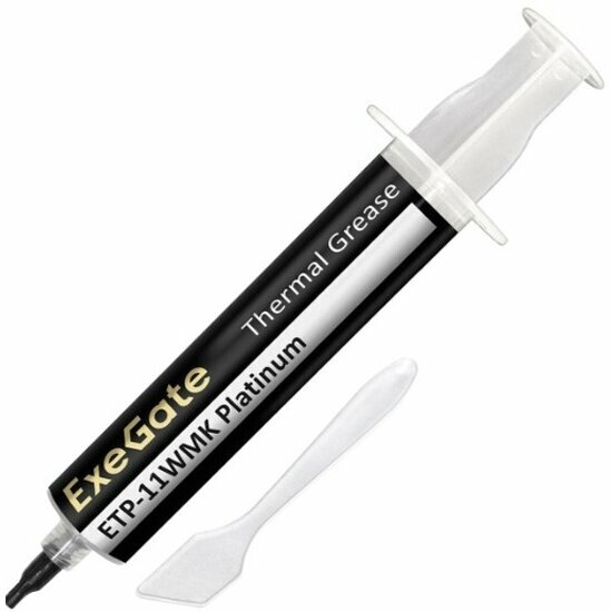 Термопаста Exegate ETP-11WMK Platinum 30г шприц с лопаткой EX293373RUS (EX293373RUS)