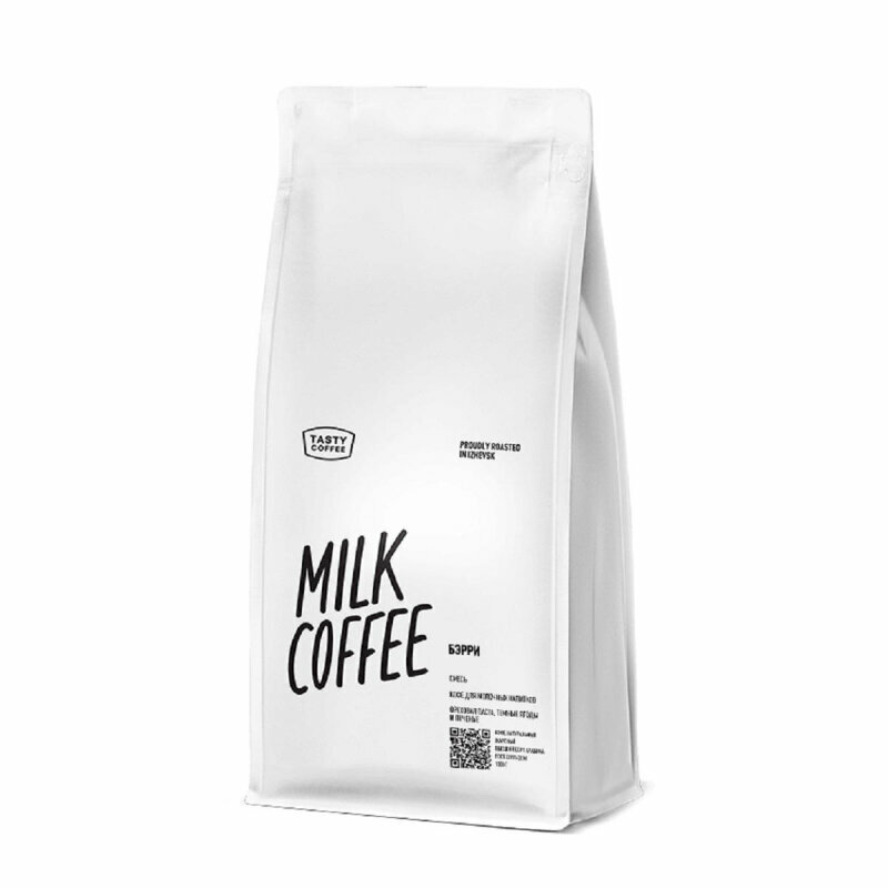 Кофе в зернах Tasty Coffee Бэрри, 100% арабика, темная обжарка, 1кг, 1878402