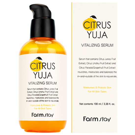 Освежающая сыворотка для лица Farmstay с экстрактом юдзу, 100 мл
