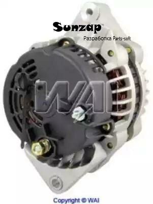 Генератор (новый) Opel Astra G Meriva Zafira 1.6 1.8 WAI арт. 21516n