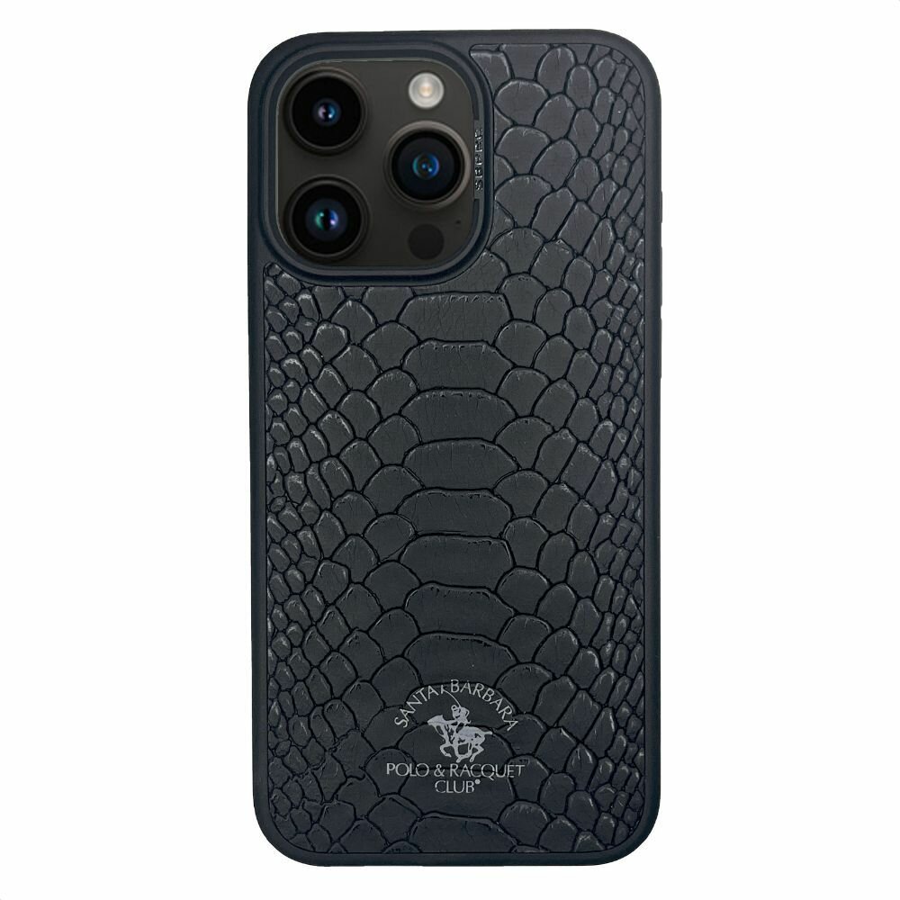 Чехол Santa Barbara Polo & Racquet Club Knight для смартфона Apple iPhone 15 Pro, черный
