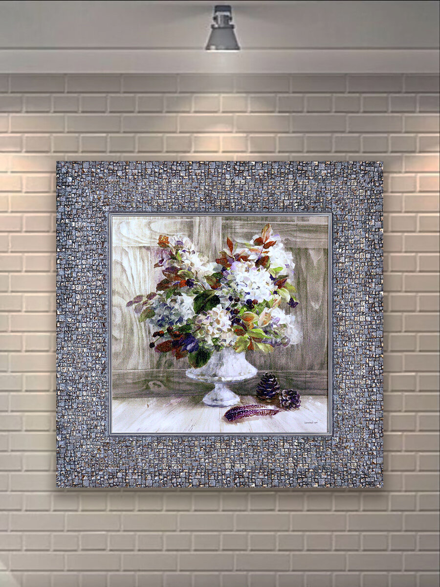 Картина на стену для интерьера Декарт настенный декор панно в раме багете в гостиную ванную детскую для офиса лофт пейзаж абстракция