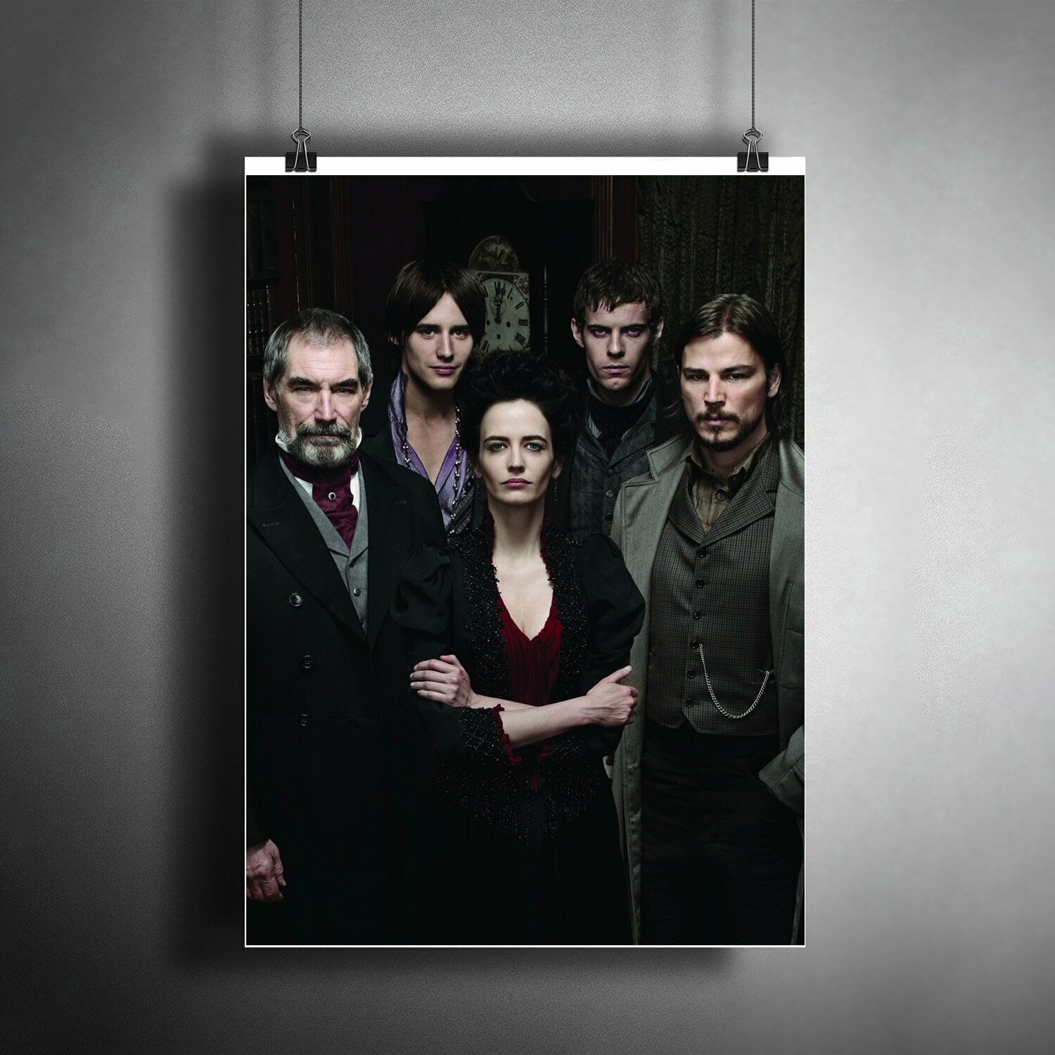 Постер плакат для интерьера "Сериал: Страшные сказки. Penny Dreadful. Актриса Ева Грин" / A3 (297 x 420 мм)