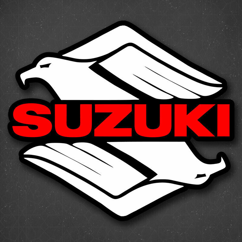 Наклейка на авто "SUZUKI орлы" 21x19 см