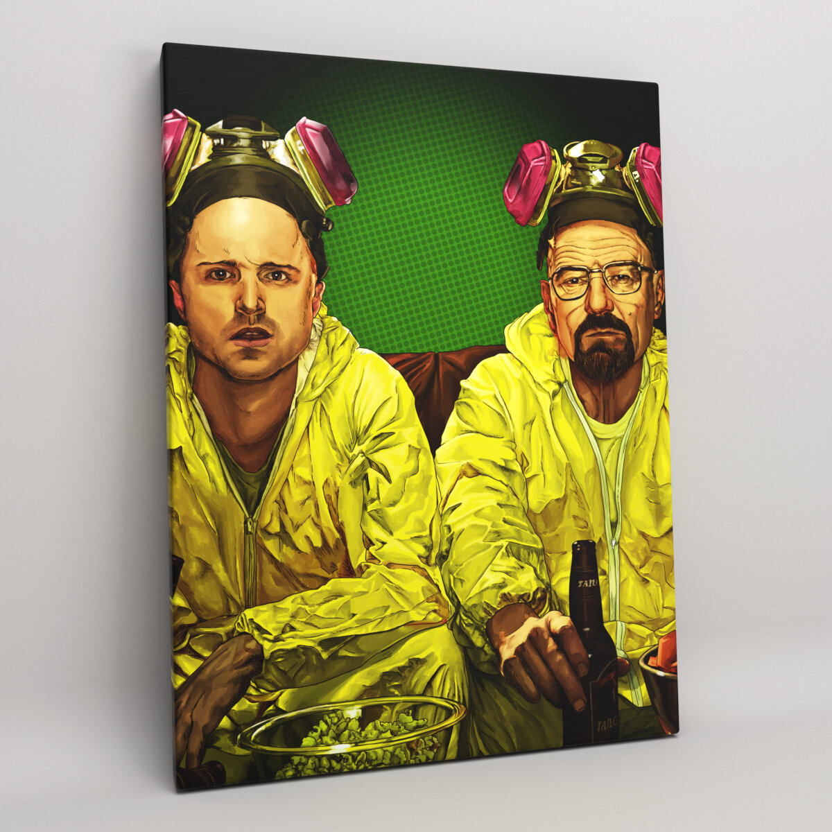 Картина на холсте (интерьерный постер) "Во все тяжкие", с деревянным подрамником, размер 30x40 см