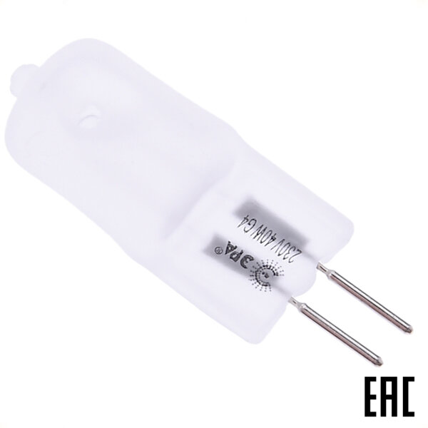Лампа 40Вт С0039282 G4-JCD-40W-230V-FR 600Лм галогенная "капсула" тёплый белый свет матовая ЭРА (4 шт. в комплекте)