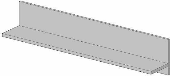 Полка Анрэкс TIFFANY вудлайн кремовый Размеры: Высота 267мм Глубина 216мм Ширина 900мм