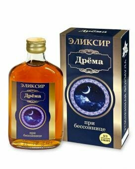 Эликсир Дрема при бессонице На Фруктозе 250 мл.