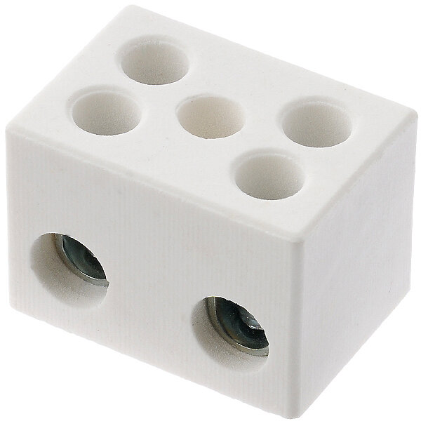 Клеммник PK 25-2 1070014 керамический 25 кв. мм 2 пары винтовых контактов 1000 град. С (ONKA Турция) (2 шт. в комплекте)