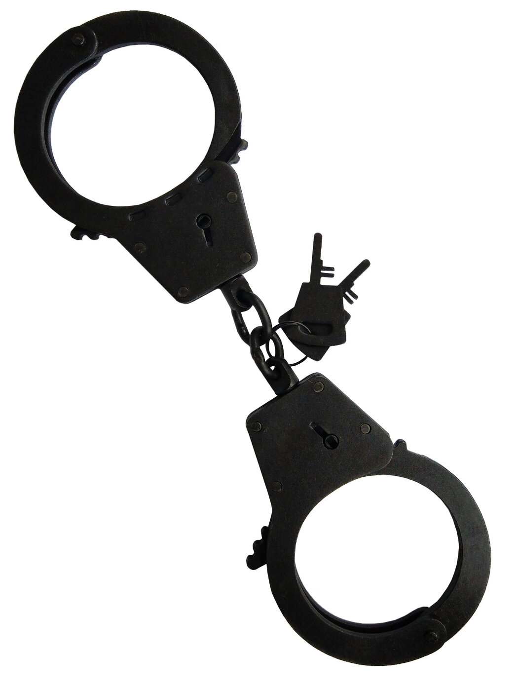 Настоящие наручники полицейского - 2, воронение.