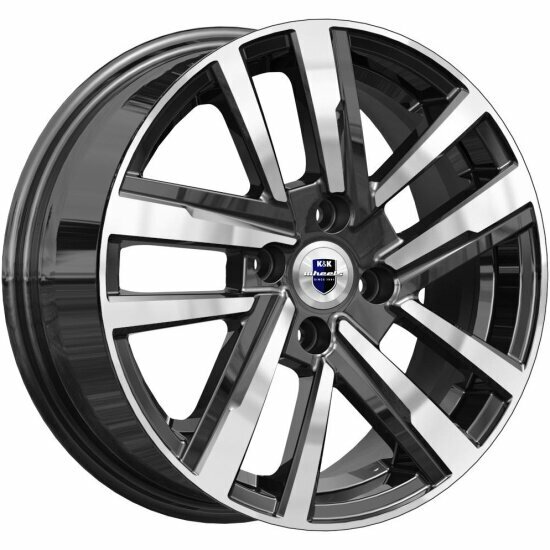 Диск K&k Хант 6x15/4x98 D58.5 ET33 алмаз чёрный