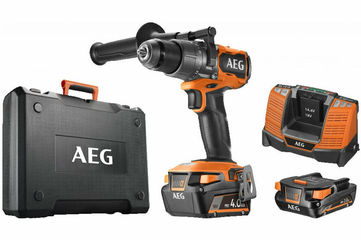 AEG 18В Бесщеточная аккумуляторная ударная дрель-шуруповерт BSB18C3BL-X02C 4935478937