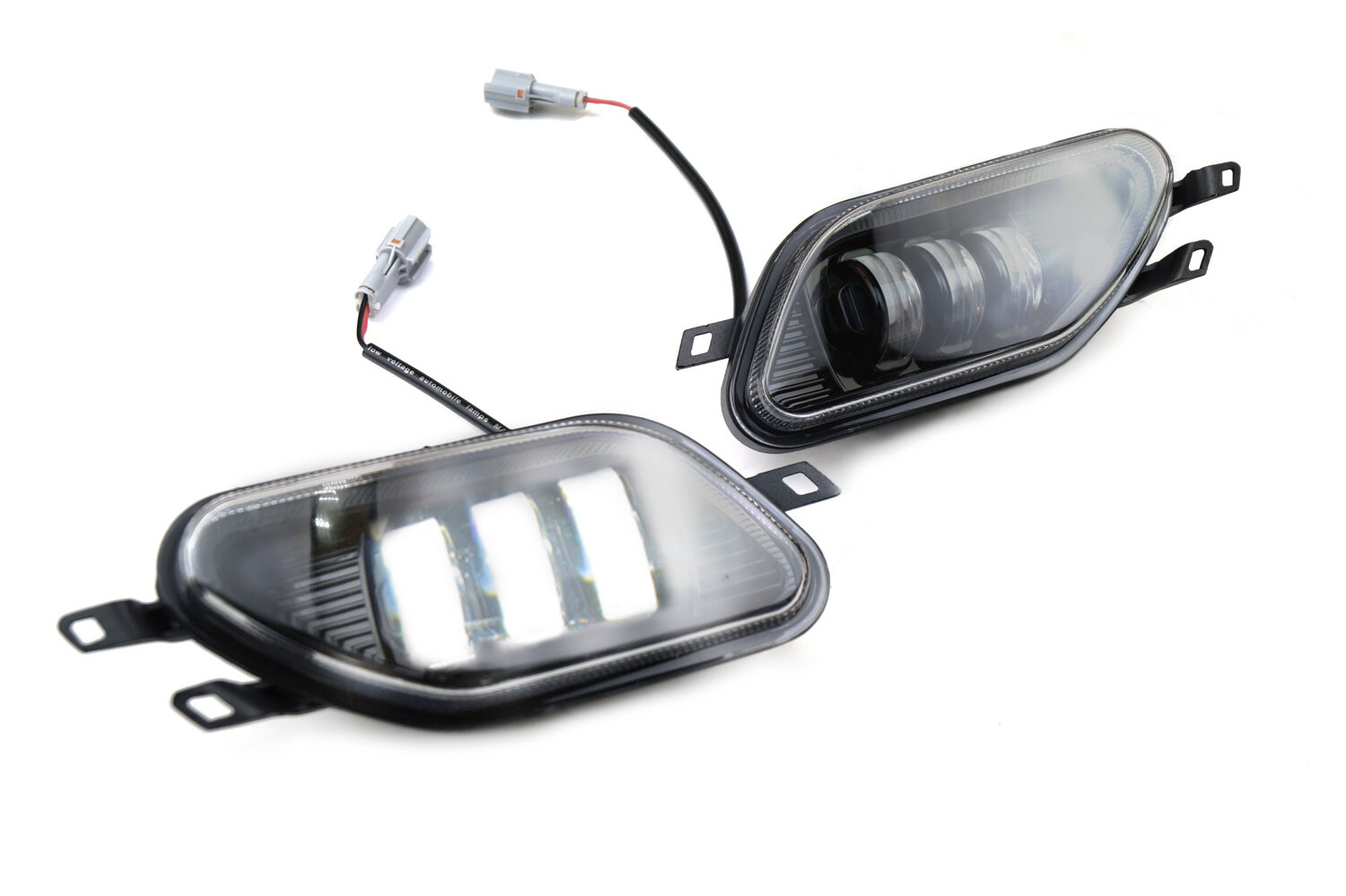 ПТФ светодиодные 3 линзы 50W 6000К Sal-Man на Daewoo Nexia 1995-2008 г. в.