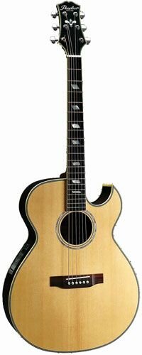 Акустическая гитара Peerless PGA-60CE, гранд аудиториум с вырезом, мензура 628 мм