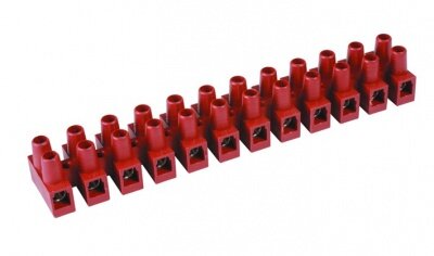 Клемник Фибергласс, 12р,150°С, 450V, 24A, 2,5мм. кв. DKC 43212FV