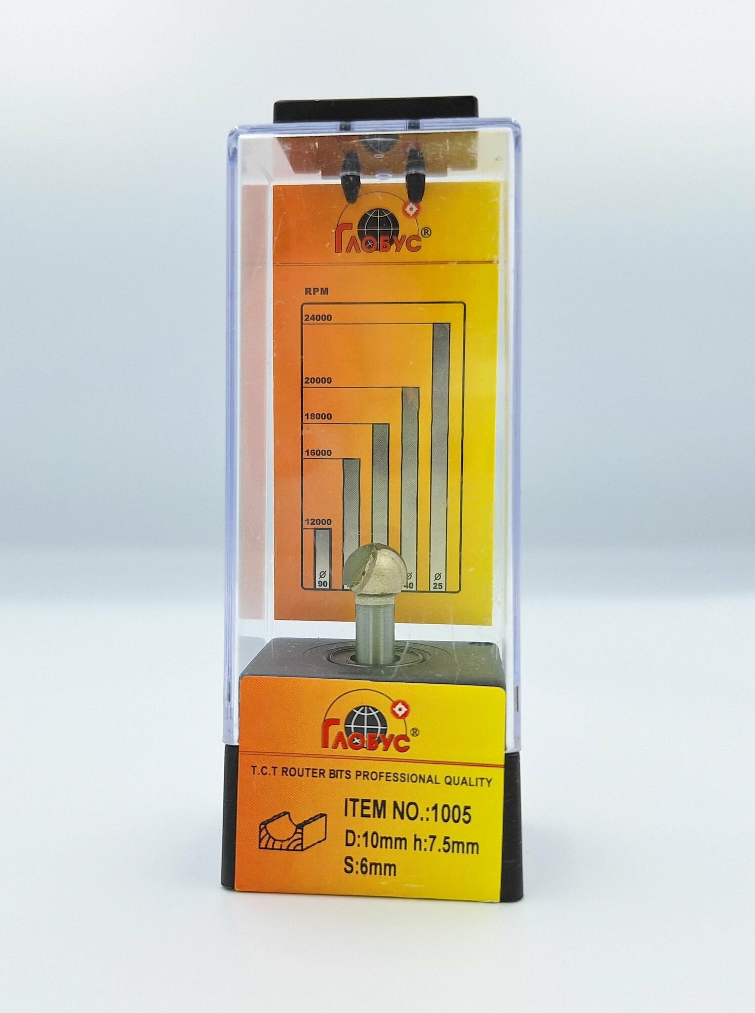 Фреза Globus 1005 D10, хвостовик 6мм