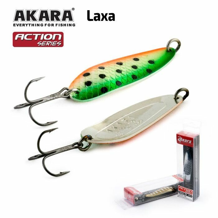 Блесна колеб. Akara Action Series Laxa 70 18гр. 9/14 oz. AB95