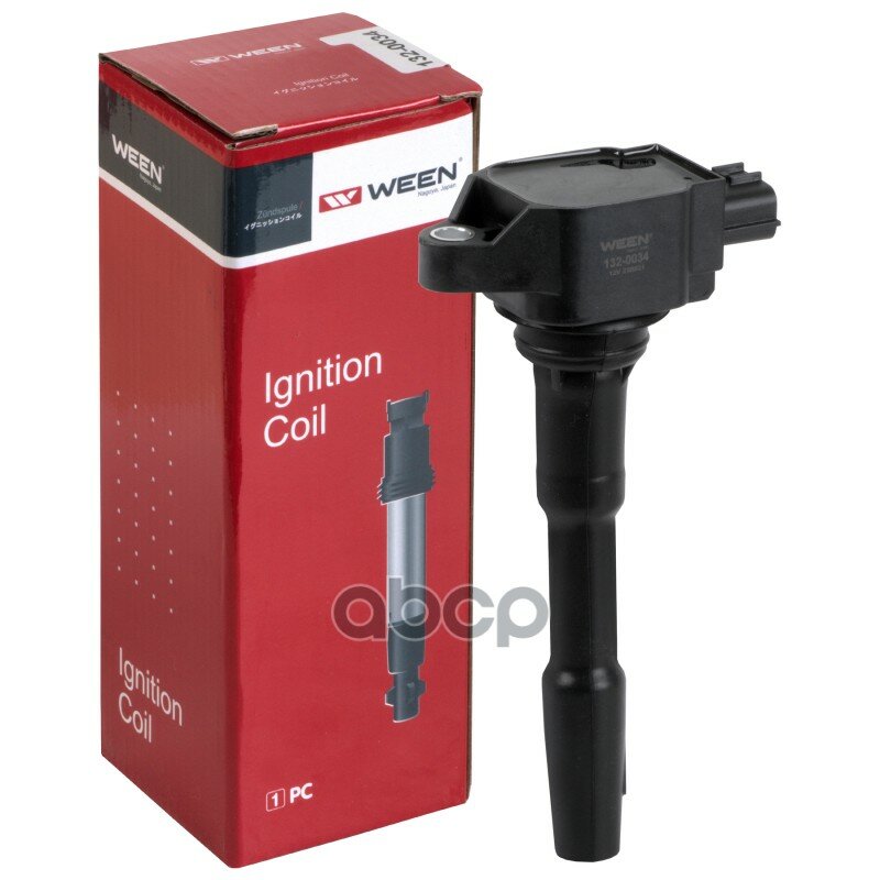 Катушка зажигания RENAULT Duster 1.6 (H4M), Logan 1.6 (H4M), Megane III/IV 1.2,1.6 (H4M, H5F), Kaptu Ween арт. 132-0034