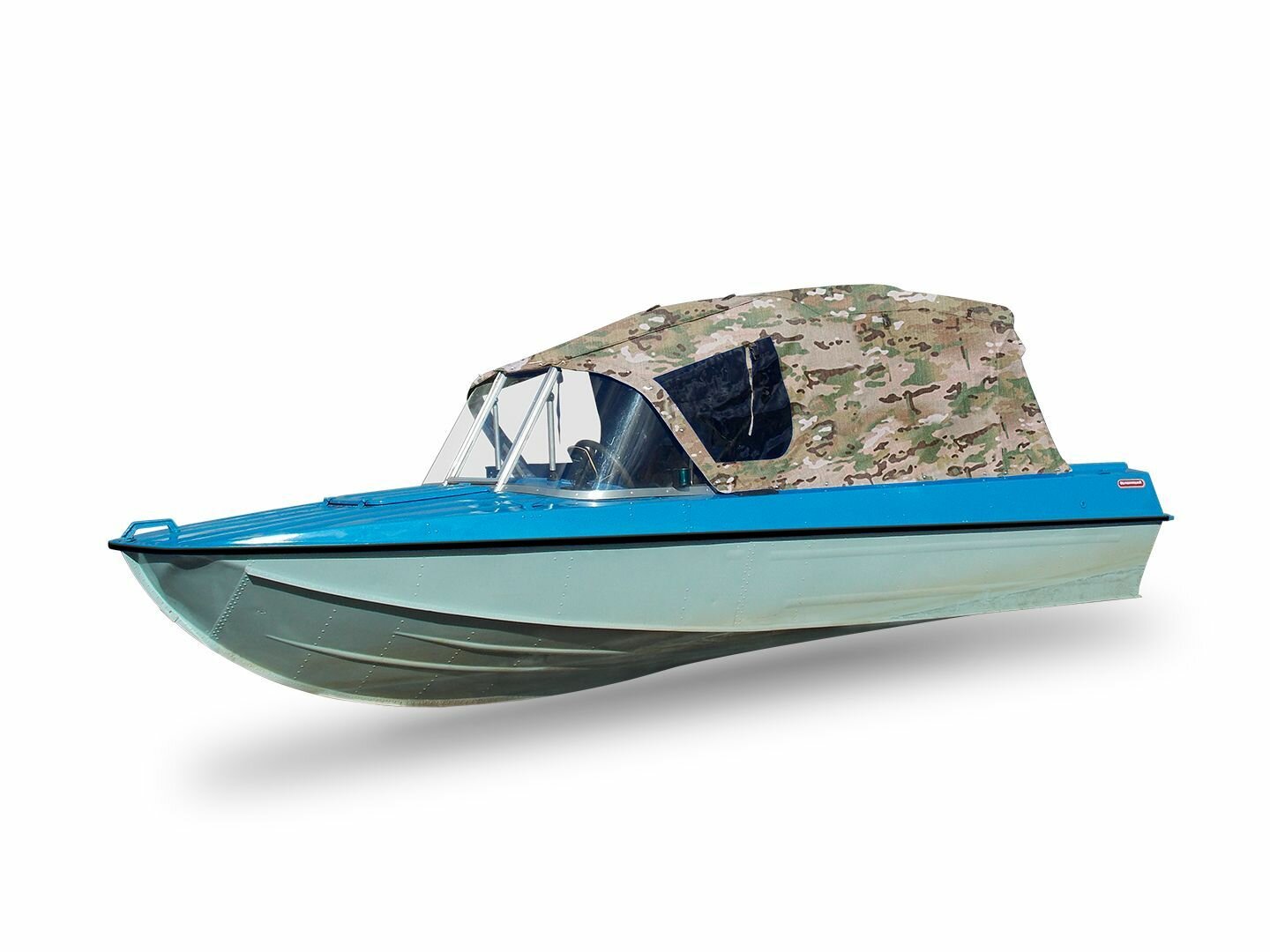 Казанка 5М2,3,4. Стекло с калиткой, тент, дуги, крепление. Комплект