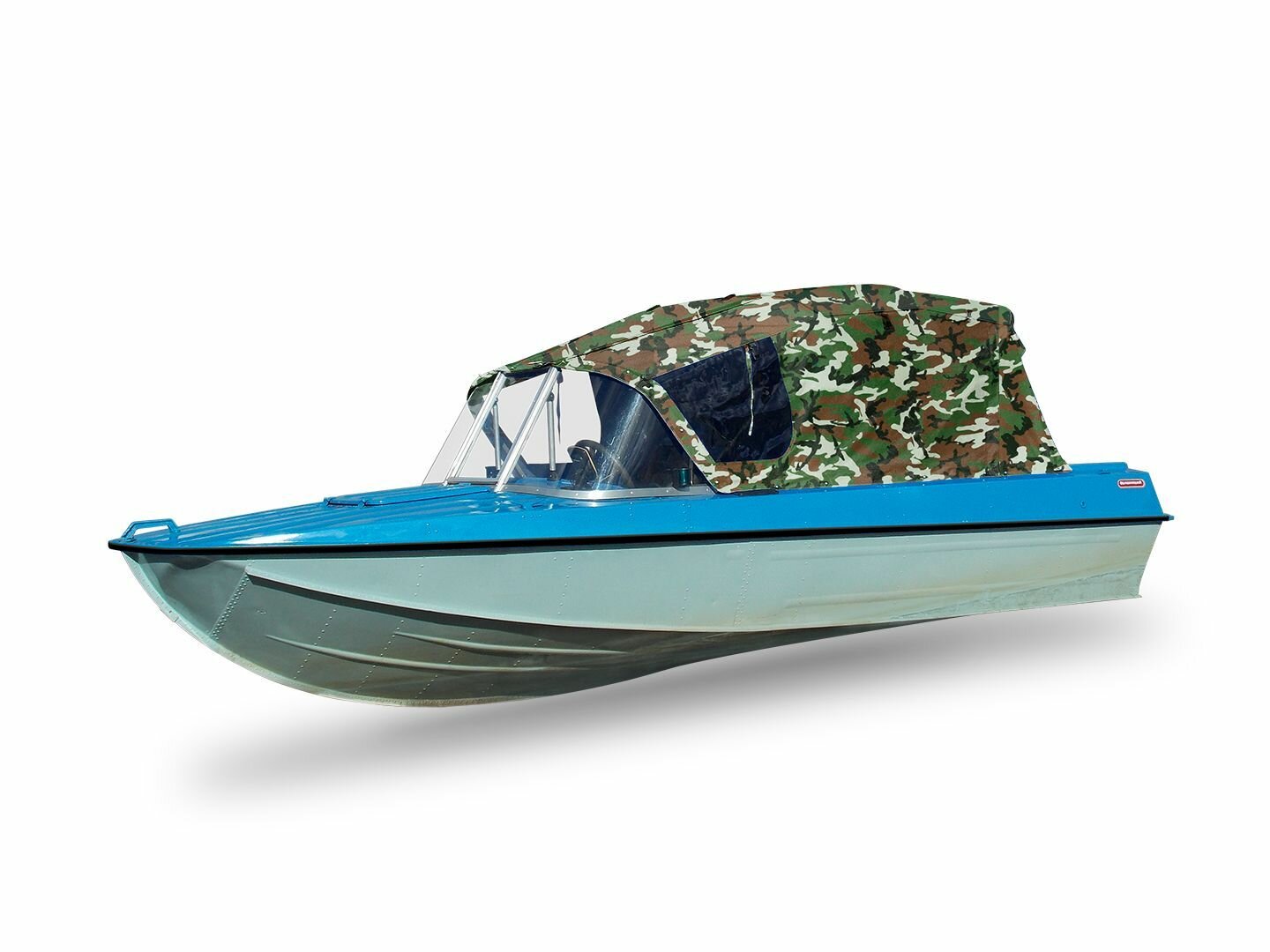 Казанка 5М2,3,4. Стекло с калиткой, тент, дуги, крепление. Комплект