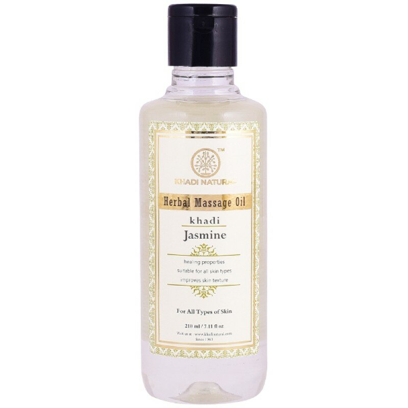 Масло массажное Жасмин Кхади (Jasmine massage oil Khadi), 210 мл